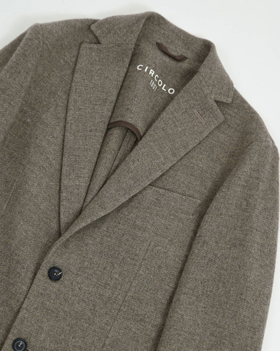 CIRCOLO 1901 - CN5046 Wool and Cashmere Blend Jacket in Tortona ...