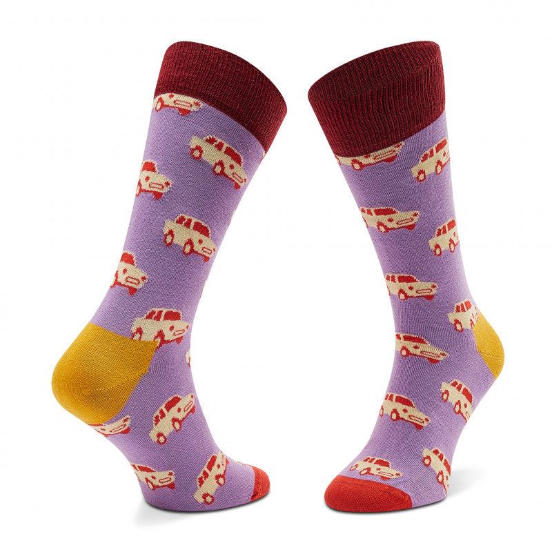 HAPPY SOCKS - CAR Socks in Pink CAR01-5000 – Harveys Menswear